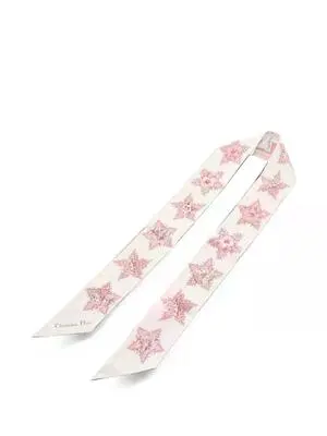 Dior 2010s Mitzah Lucky Star Scarf