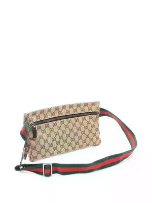 Gucci 2010s Gg Canvas Belt Bag