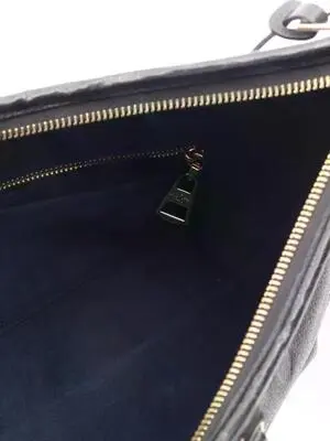 LOUIS VUITTON 2021 Pm Monogram Empreinte Carryall Shoulder Bag - Black