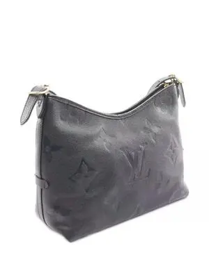 LOUIS VUITTON Monogram Empreinte Shoulder Bag - Black