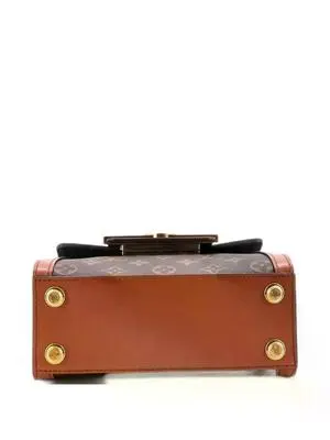 LOUIS VUITTON Dauphine Capitale Bag Reverse Monogram Canvas Shoulder Bag - Brown