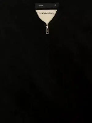 Frenckenberger Zip-up Knitted Cardigan