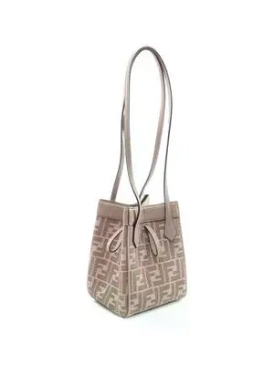 Fendi 2020s Origami Mini Shoulder Bag - Brown