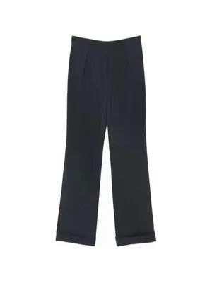 ROMEO GIGLI 1990s Pleated Turn-up Trousers