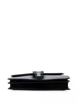 Gucci Dionysus Bag Leather Medium Shoulder Bag - Black