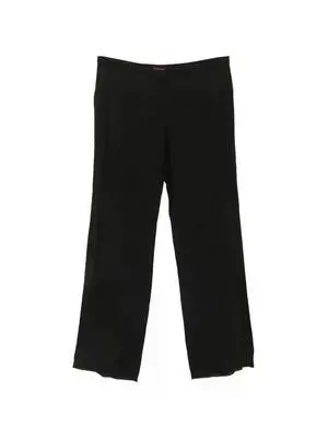 ROMEO GIGLI 1990s Straight-leg Trousers - Black