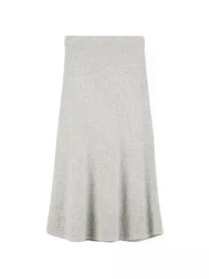 TWINSET Knitted Midi Skirt - Grey