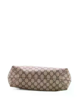Gucci Reversible Gg Print Leather Small Tote Bag