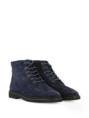 TOD'S Suede Lace-up Ankle Boots