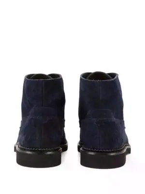 TOD'S Suede Lace-up Ankle Boots