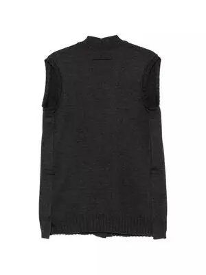 JEAN PAUL GAULTIER Sleeveless V-neck Cardigan