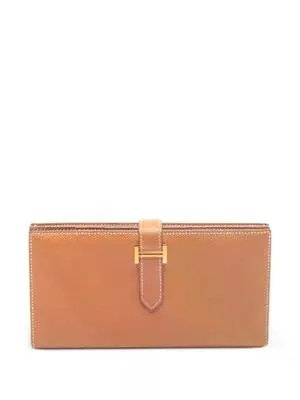 Hermès 2022 Bearn Soufflet Wallet - Brown
