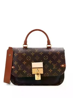 LOUIS VUITTON Monogram Canvas Leather Satchel Handbag