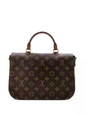 LOUIS VUITTON Monogram Canvas Leather Satchel Handbag