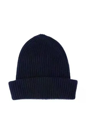 Fedeli Norge Ribbed-knit Beanie Hat - Blue