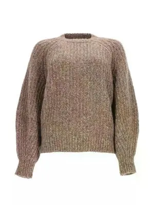 Brunello Cucinelli Sequin-embellished Ribbed-knit Sweater