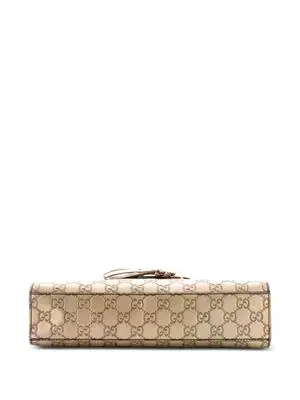 Gucci Emily Chain Flap Bag Ssima Leather Shoulder Bag