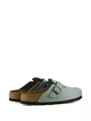 BIRKENSTOCK Boston Mules - Green