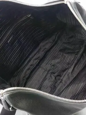 Prada 2020s Leather Messenger Bag
