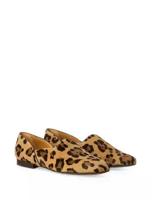 Ralph Lauren Bronwen Leopard-print Loafers - Neutrals