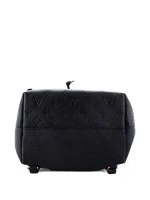 LOUIS VUITTON Montsouris Nm Monogram Empreinte Leather Pm Backpack - Black