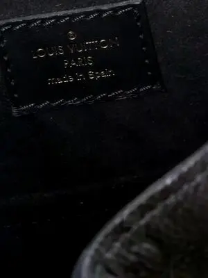 LOUIS VUITTON Montsouris Nm Monogram Empreinte Leather Pm Backpack - Black