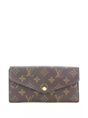 LOUIS VUITTON Sarah Wallet Nm Monogram Canvas Small Wallets - Brown