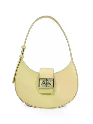 Armani Exchange Logo-plaque Shoulder Bag - Yellow
