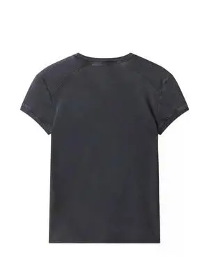 Maison Kitsuné Circle Stamp Logo-embroidered T-shirt