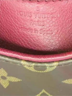 LOUIS VUITTON Pallas Chain Monogram Canvas And Calfskin Shoulder Bag - Brown