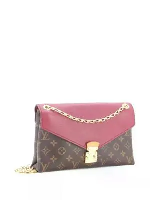 LOUIS VUITTON Pallas Chain Monogram Canvas And Calfskin Shoulder Bag