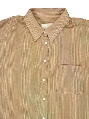 120% Lino Long-sleeve Button-up Shirt