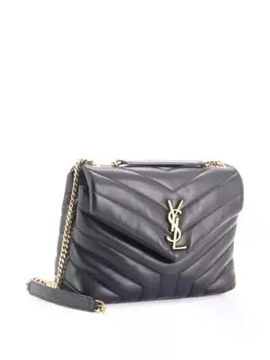 Saint Laurent Loulou Matelasse Chevron Leather Small Shoulder Bag