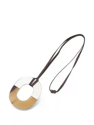 Hermès 2010s Isum Buffalo-horn Necklace - Brown