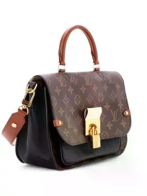 LOUIS VUITTON Vaugirard Monogram Canvas Satchel - Black