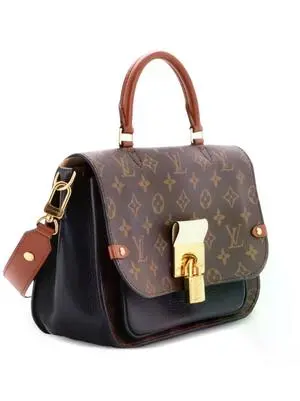 LOUIS VUITTON Vaugirard Monogram Satchel - Black