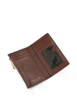Kurt Geiger Quilted Eagle-plaque Wallet