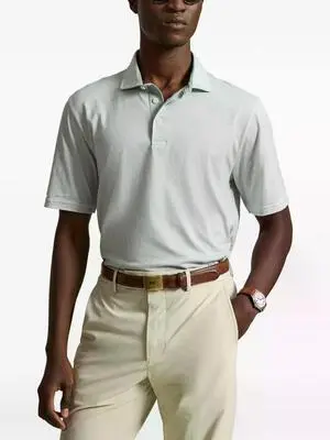 Rlx Ralph Lauren True-stay Geometric-print Polo Shirt