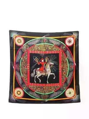 Hermès 2010s Fireworks Silk Scarf