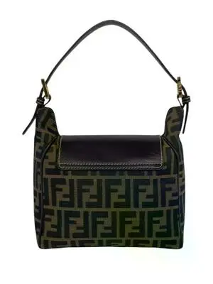 Fendi 2000-2010 Zucca Canvas Shoulder Bag