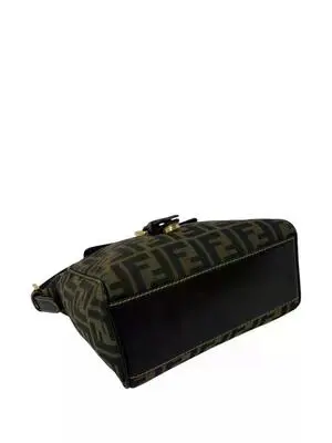 Fendi 2000-2010 Zucca Canvas Shoulder Bag