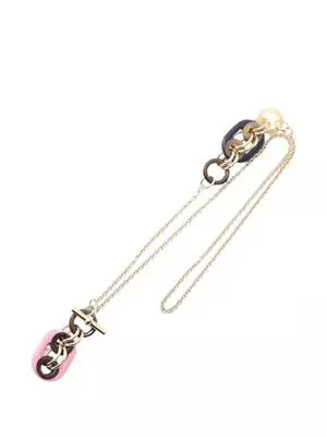 Hermès Buffalo Horn Pendant Necklace - Gold