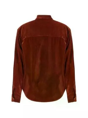 NUDE Snap-button Fastening Shirt