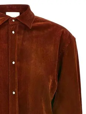 NUDE Snap-button Fastening Shirt