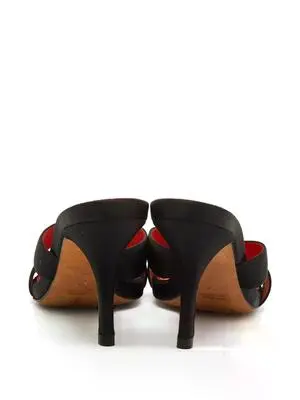 Saint Laurent Criss-cross Satin Sandals