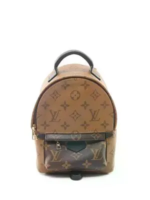 LOUIS VUITTON 2019 Palm Springs Monogram Reverse Backpack - Brown