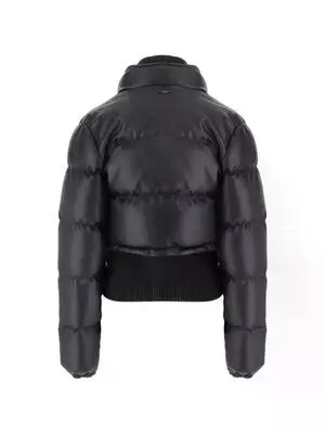 Just Cavalli Quilted Ribbed-knit Jacket