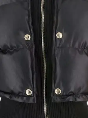 Just Cavalli Quilted Ribbed-knit Jacket
