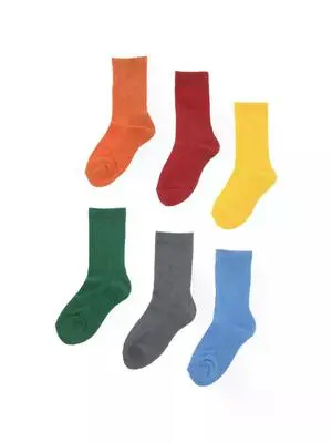Nike Jordan Embroidered Logo Crew Socks Set Of Six