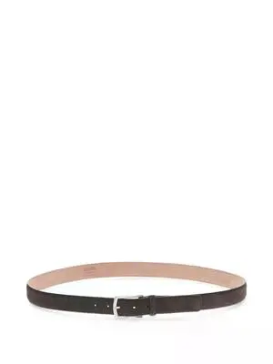 Zegna Suede Buckle-fastening Belt